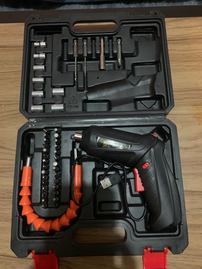 Battery screwdriver, Furniture & Home Living, Home Improvement ...