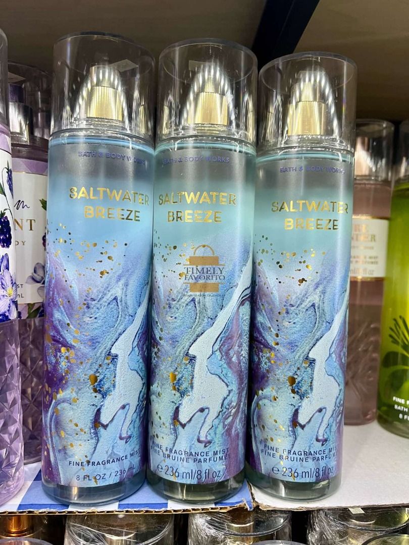BBW Saltwater Breeze Fine Fragrance Mist 236ml, Beauty & Personal Care ...
