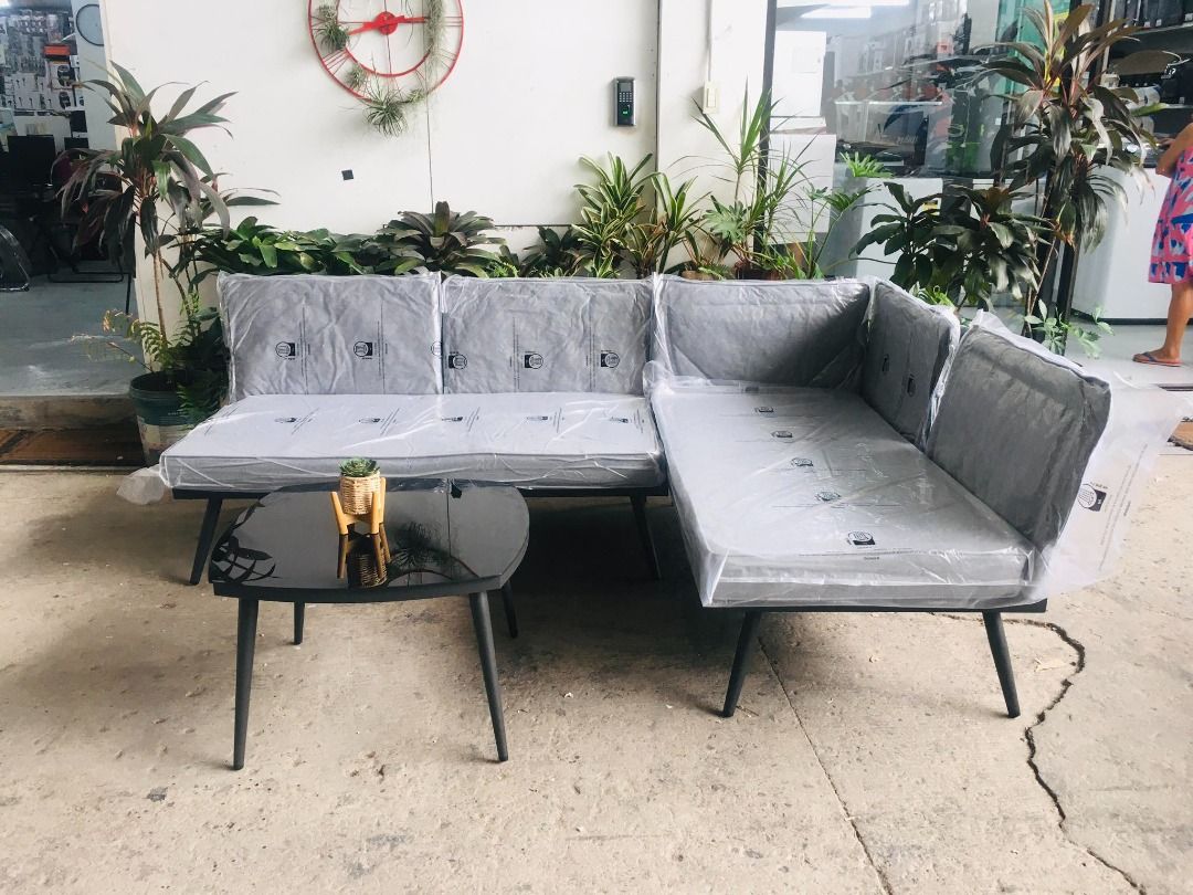 Belavi Outdoor Lounge with Chaise, Furniture & Home Living, Furniture ...
