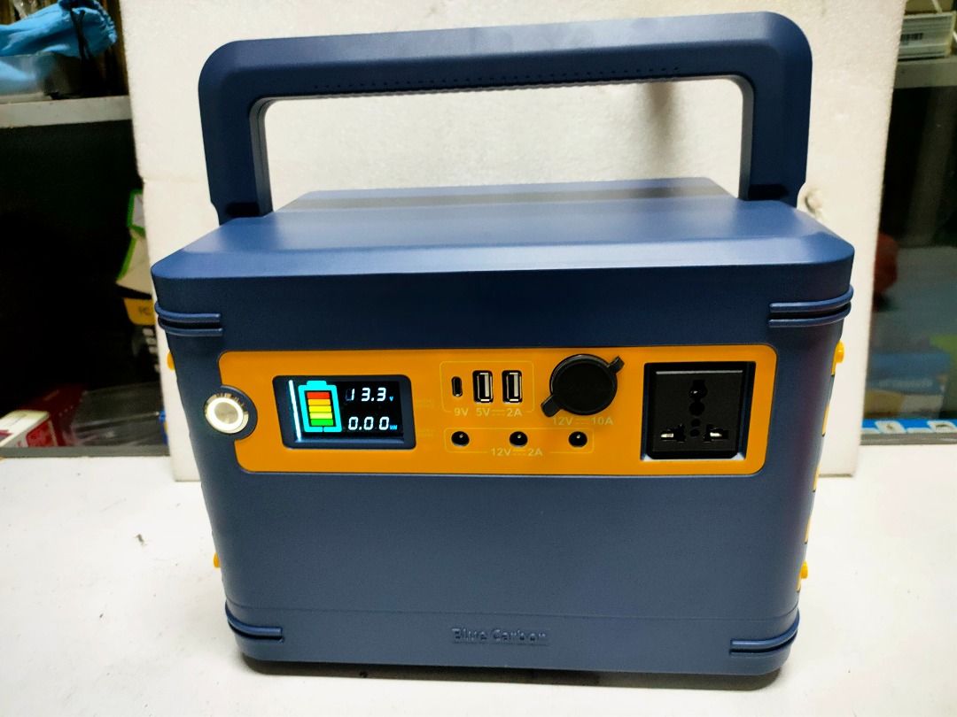 Blue Carbon 1KW Solar Power BCT-SPS Main Body 1024WH Portable Generator with 150w mono panel ...