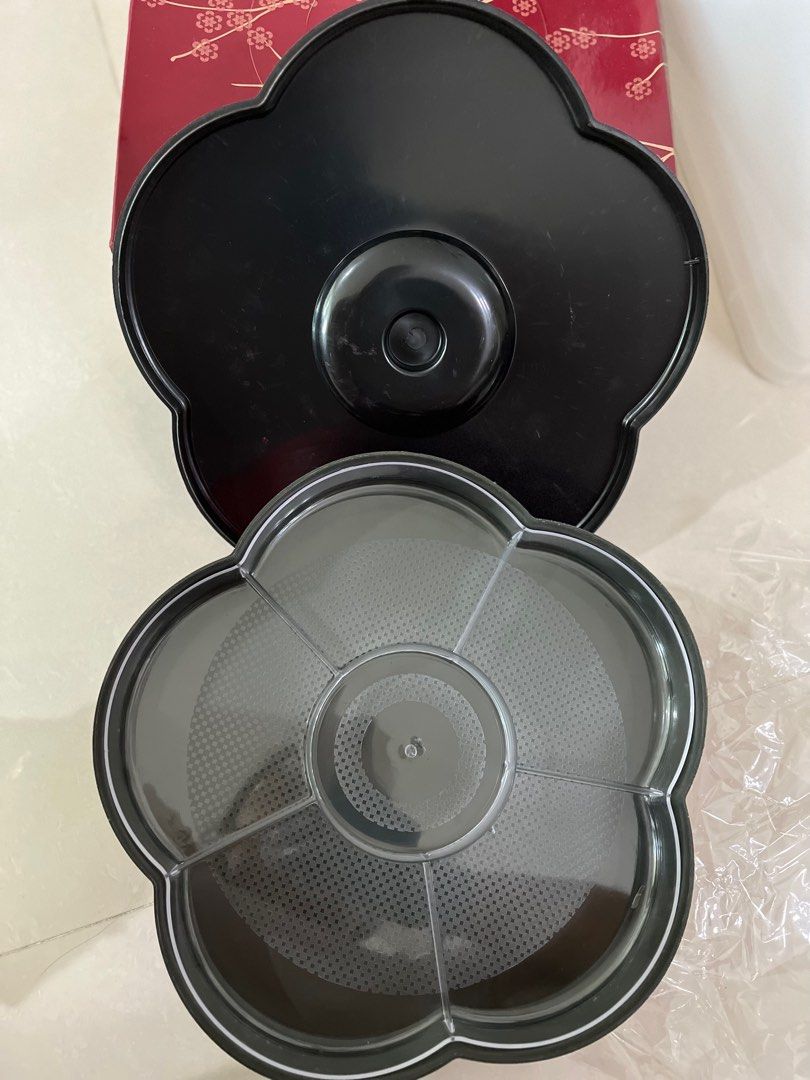 BNIB JEM Flower Snacks Compartment, Furniture & Home Living ...