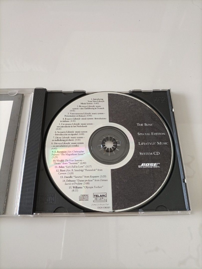 Bose Special Edition - Lifestyle Music System CD (Audiophile) bo1, Hobbies & Toys, Music & Media ...