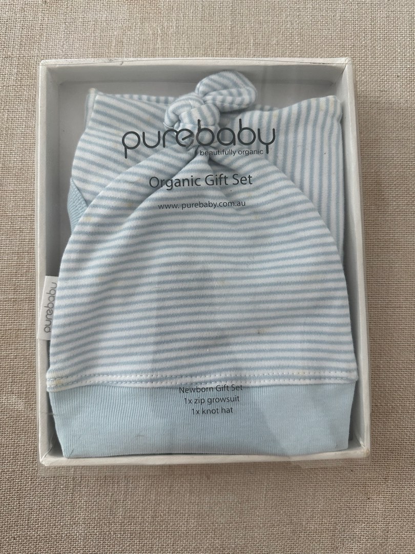 Brand new Purebaby newborn gift set, Babies & Kids, Babies & Kids ...