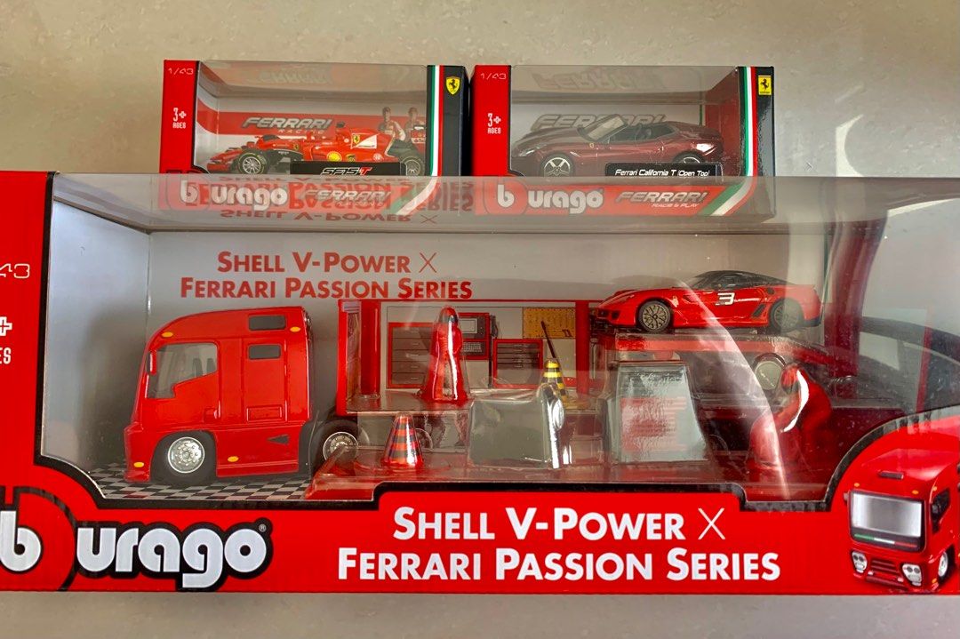 burago shell v power ferrari passion series, Hobbies & Toys, Toys ...
