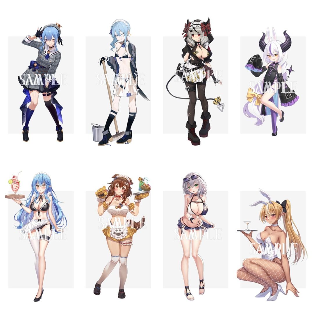 「代購」[C102] hololive 同人周邊 16cm亞克力立牌 / B2掛布 (TOHOORIN), 興趣及遊戲, 收藏品及紀念品, 日本明星 - Carousell