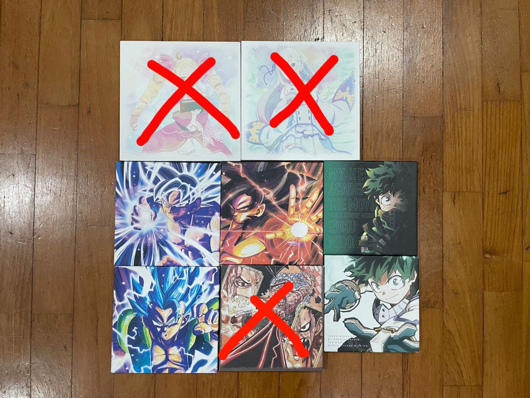Canvas artboard ; mha, re zero, dragon ball, one piece, Hobbies & Toys ...