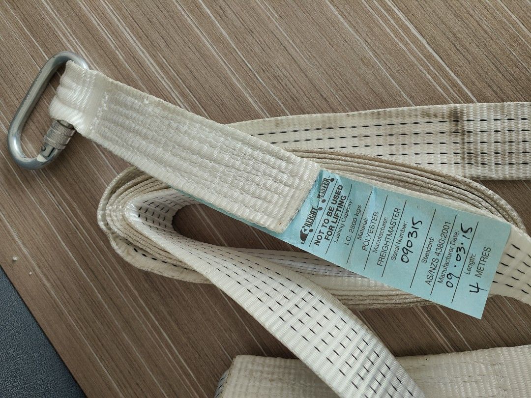 Cargo lashing securing rachet belt, Everything Else on Carousell
