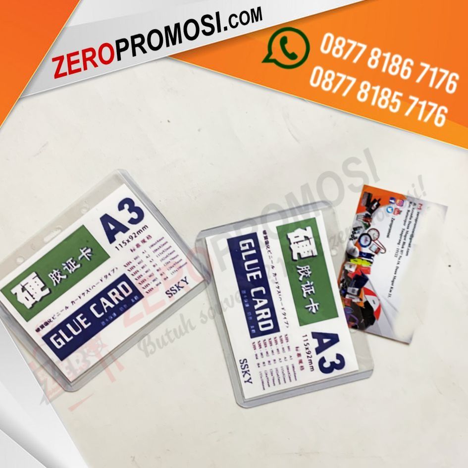 Casing Id Card Plastik Mika A3 Horizontal Transparan on Carousell