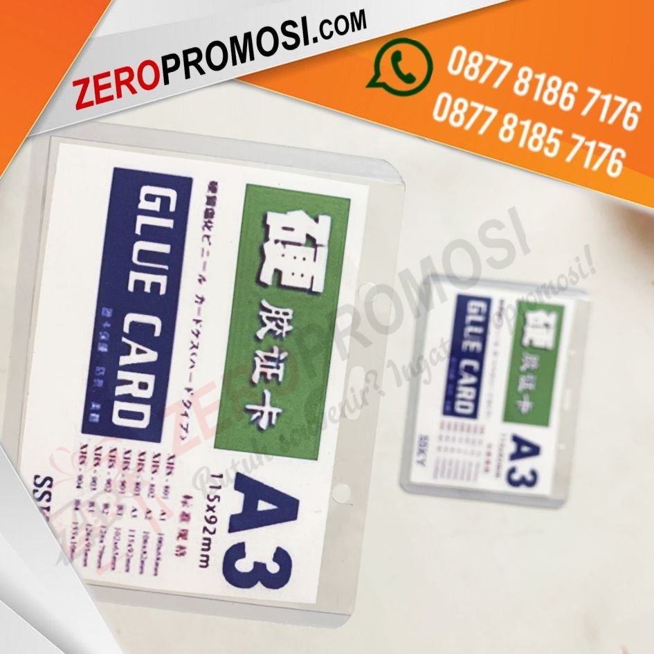 Casing Id Card Plastik Mika A3 Horizontal Transparan, Buku & Alat Tulis ...