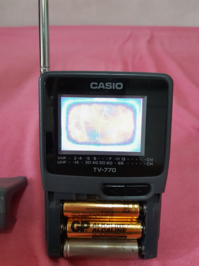 Casio TV-770 crystal vision TV 1999 vintage, TV & Home Appliances, TV ...