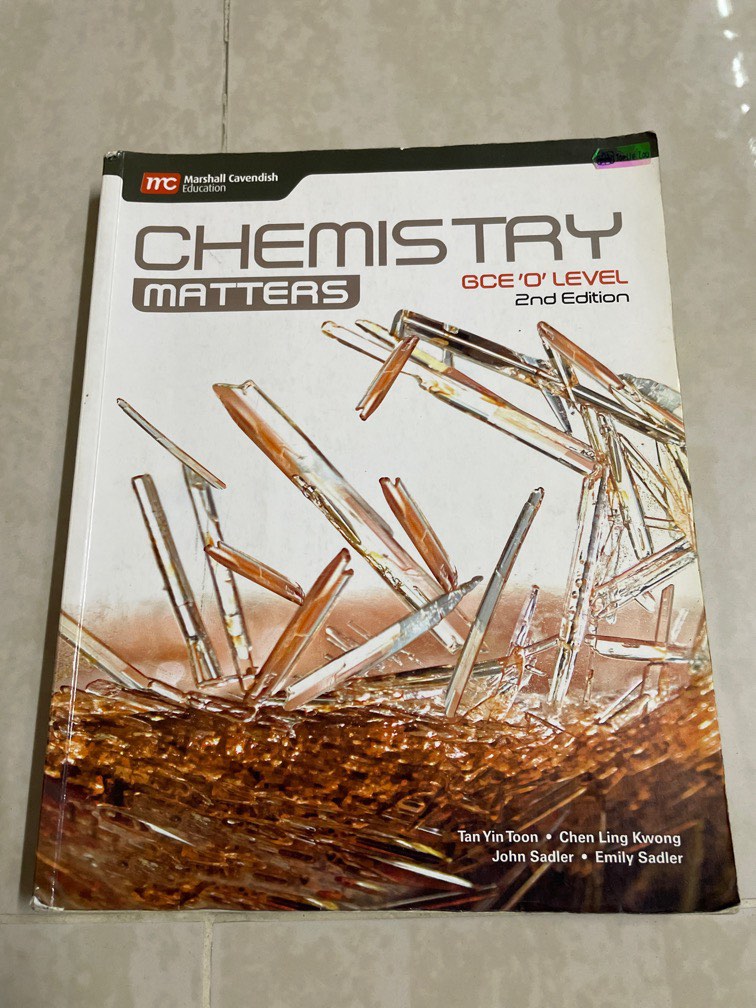 Chemistry Matters O Level textbook 2nd edition, Hobbies & Toys, Books ...