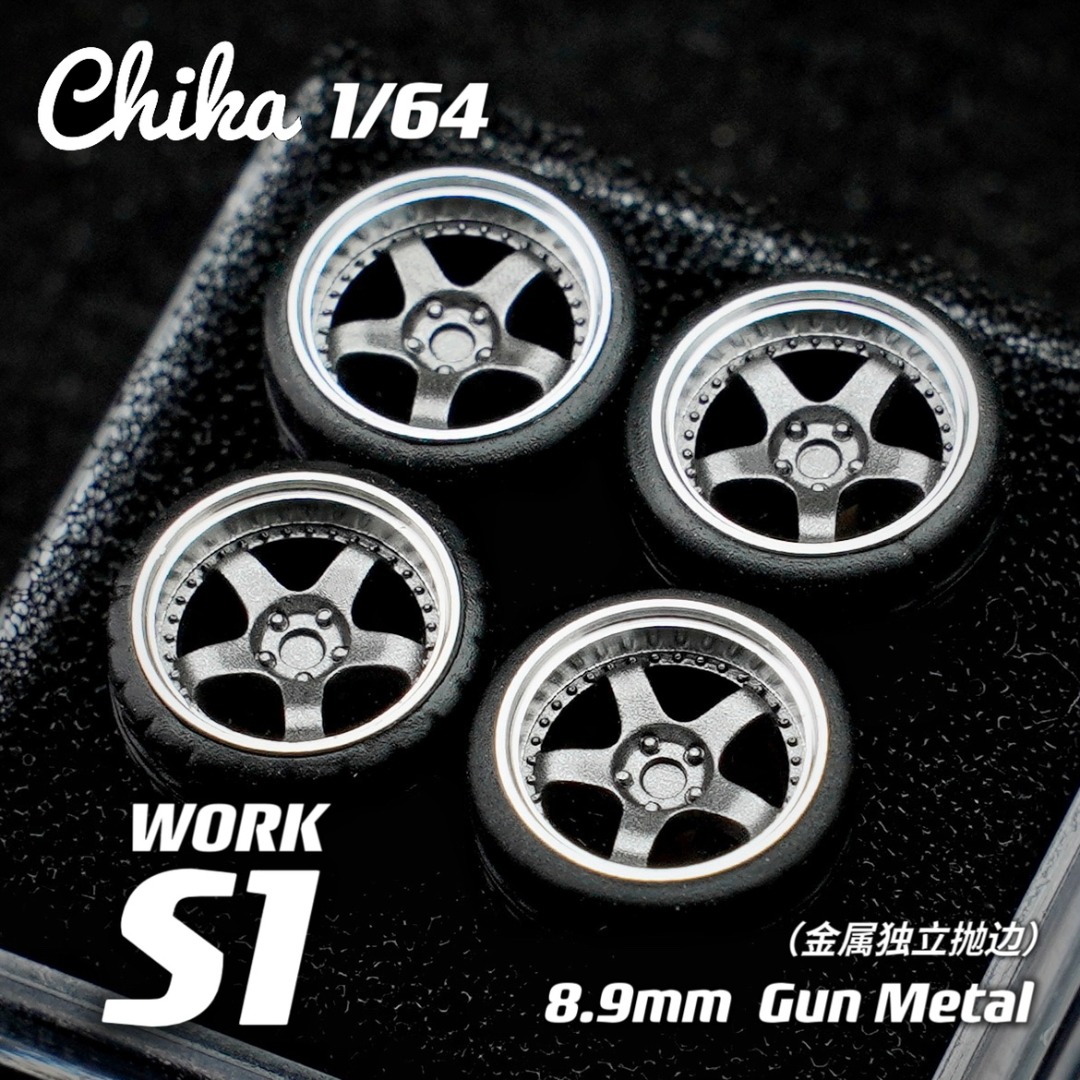 Chika Nabe's Work S1 3P 8.9 / 9.7mm Rim Wheel for 1/64 Scale Custom ...