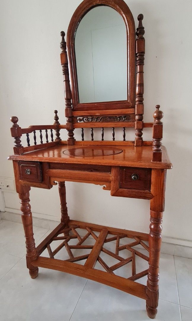 Chinese antique dressing table, Furniture & Home Living, Furniture ...