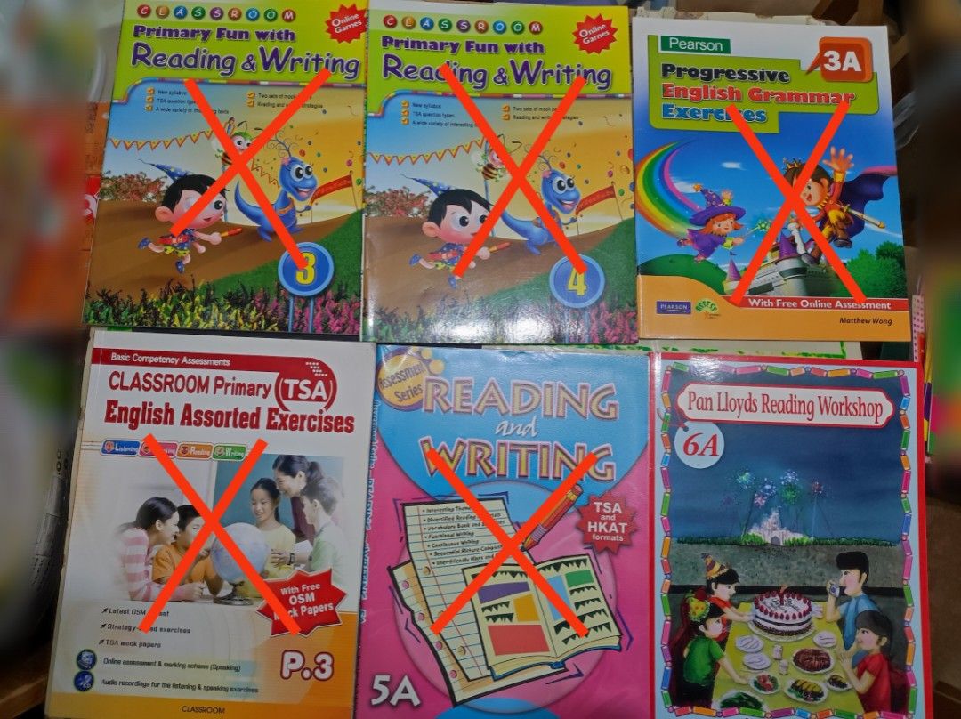 Classroom Pearson English Reading Writing Grammar Exercise P.3/4/5/6, 興趣及遊戲, 書本 & 文具, 書本及雜誌 - 補充 ...