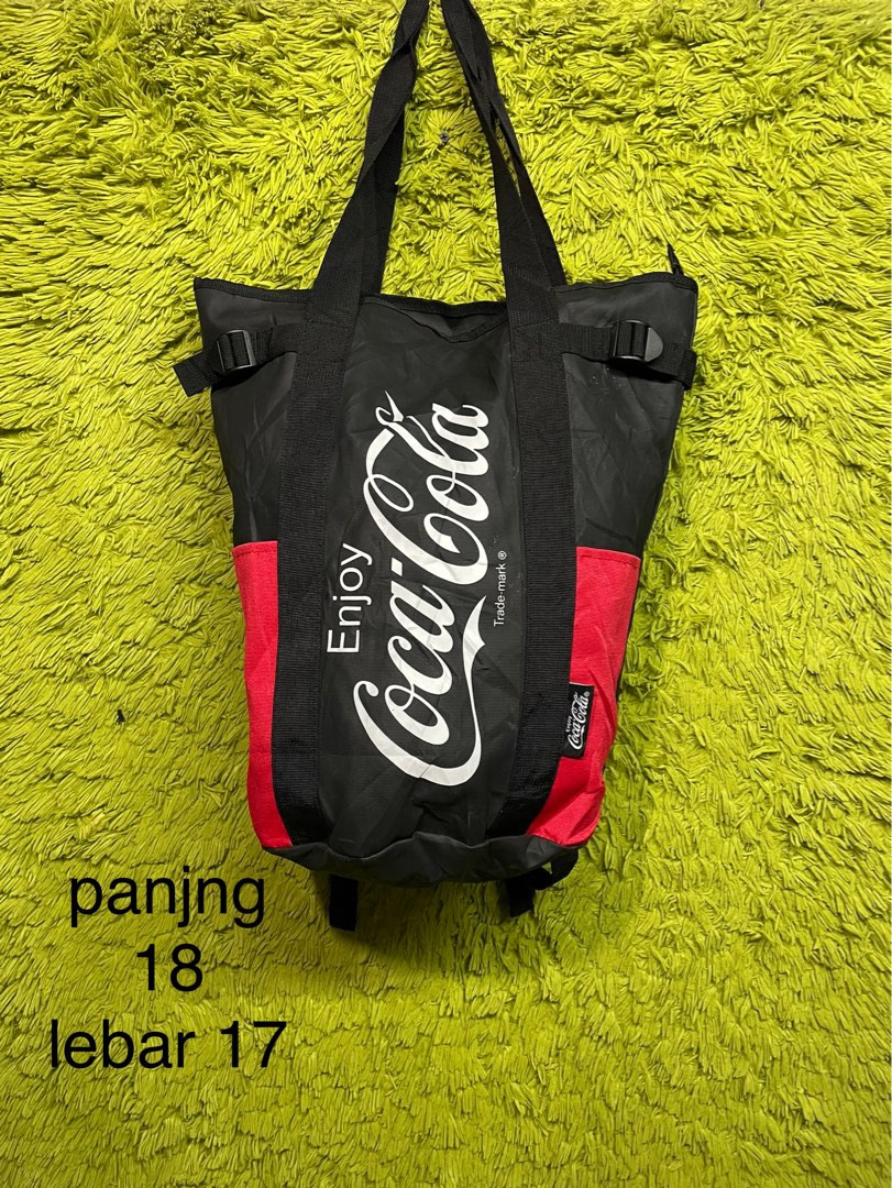 coca cola bag, Men's Fashion, Bags, Backpacks on Carousell