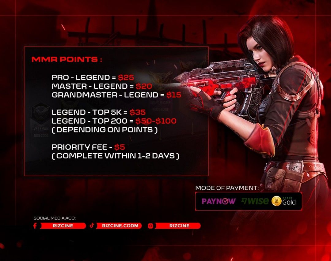 CODM Boosting, Video Gaming, Gaming Accessories, Game Gift Cards ...