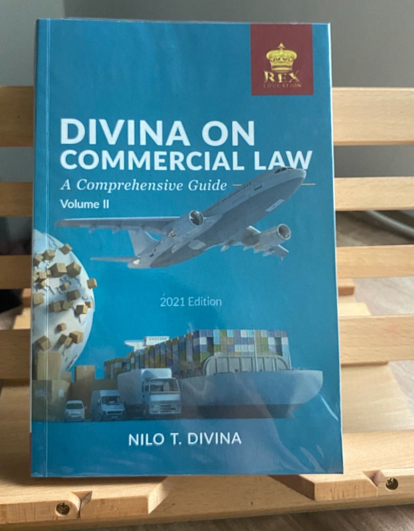 Commercial Law Reviewer - Divina 2021, Hobbies & Toys, Books & Magazines, Textbooks on Carousell