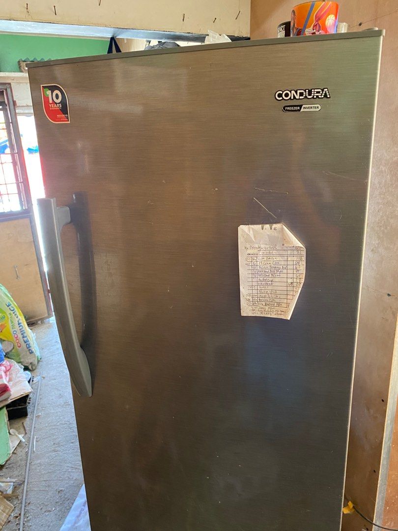 CONDURA FREEZER INVERTER, TV & Home Appliances, Kitchen Appliances ...