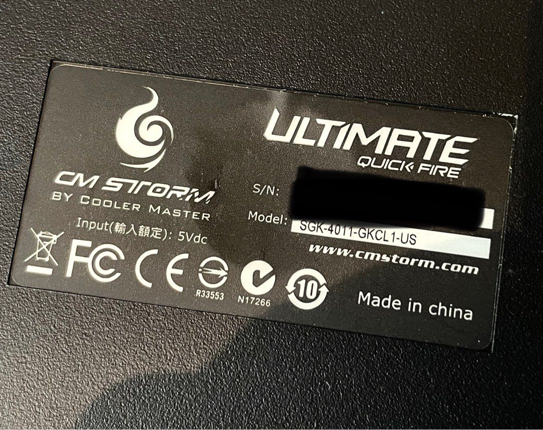 Cooler Master CM QuickFire Quick Fire Ultimate 電競鍵盤 mechanical keyboard ...