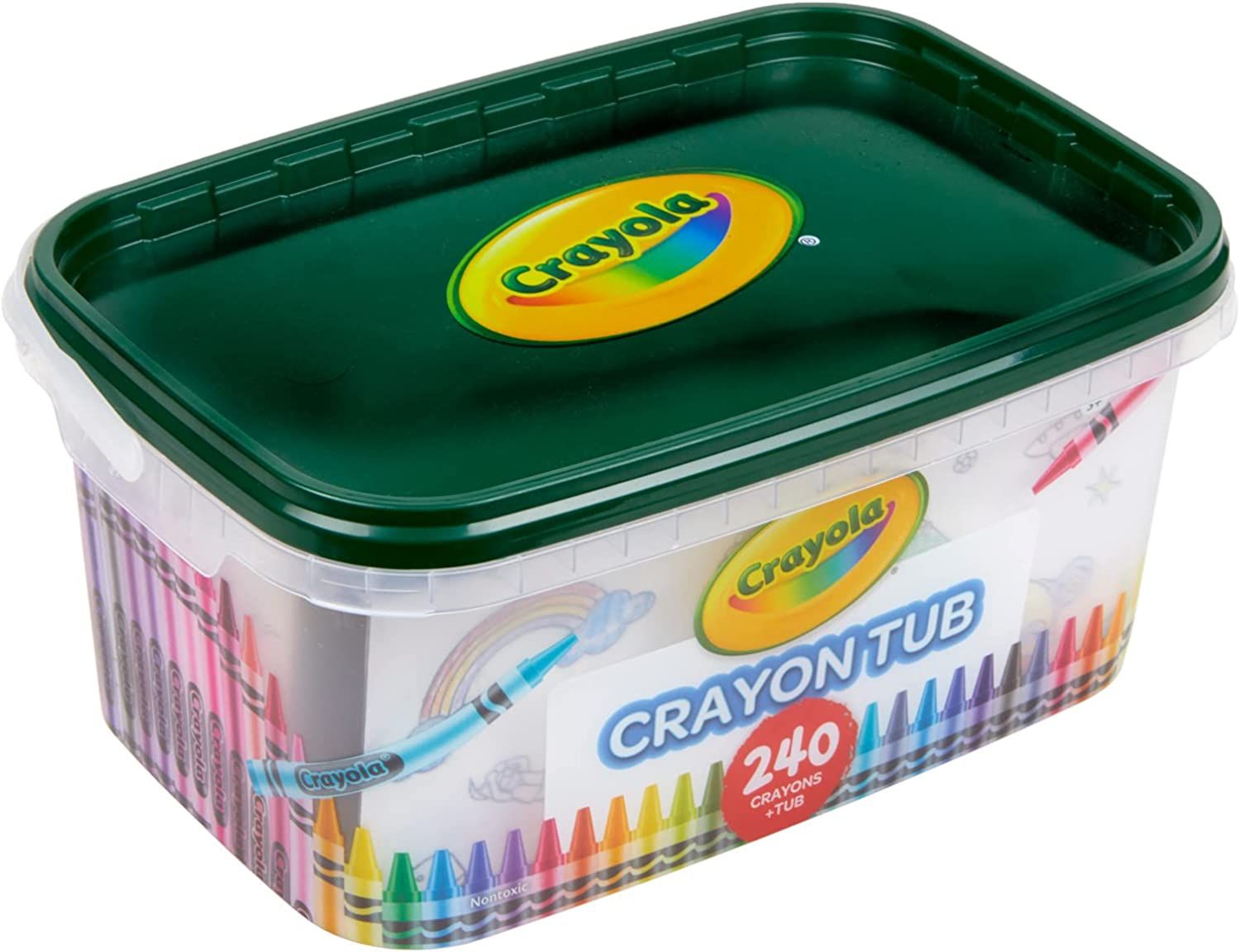 Crayola 240 Crayons, Bulk Crayon Set, 2 of Each Color, Gift for Kids ...