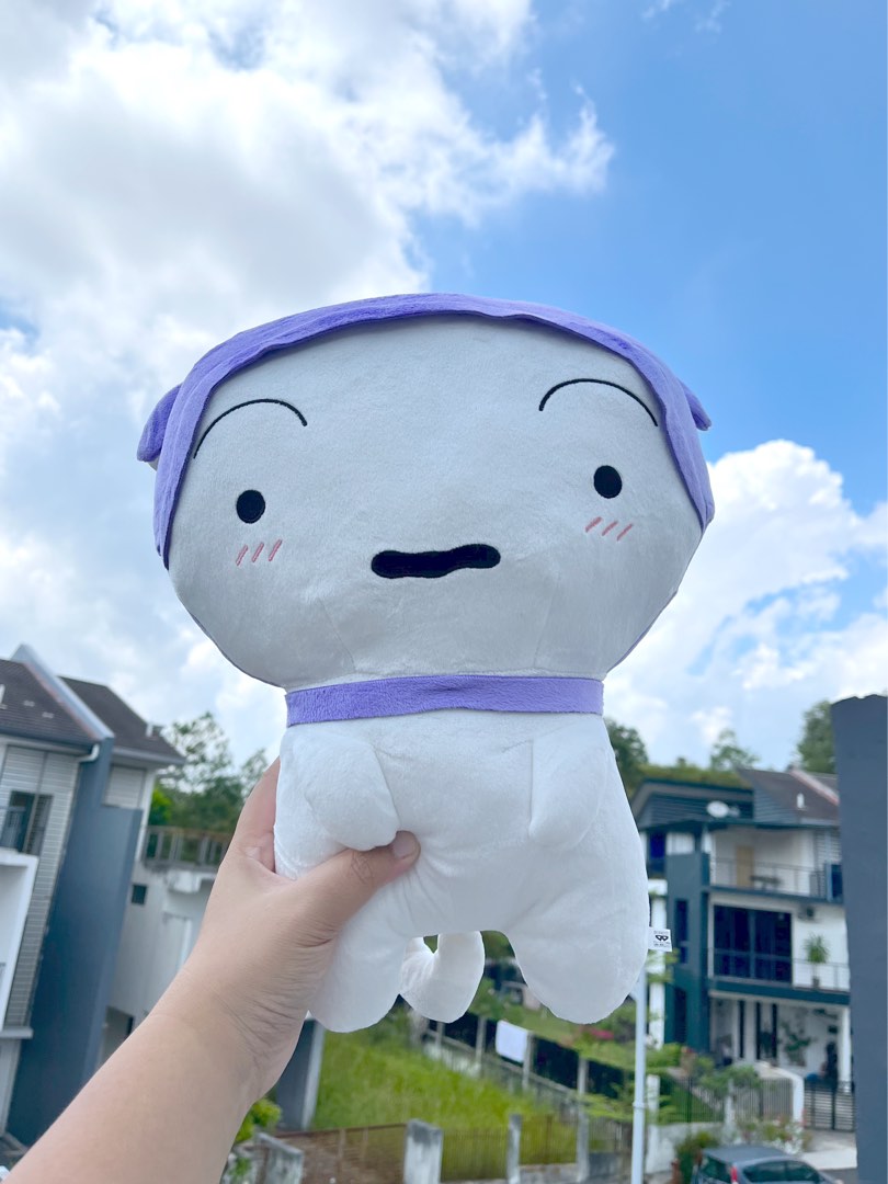 Crayon Shin Chan Shiro Plush, Hobbies & Toys, Toys & Games on Carousell