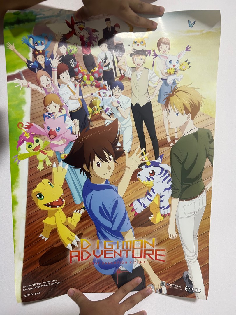Digimon Official Poster, Hobbies & Toys, Memorabilia & Collectibles, J ...