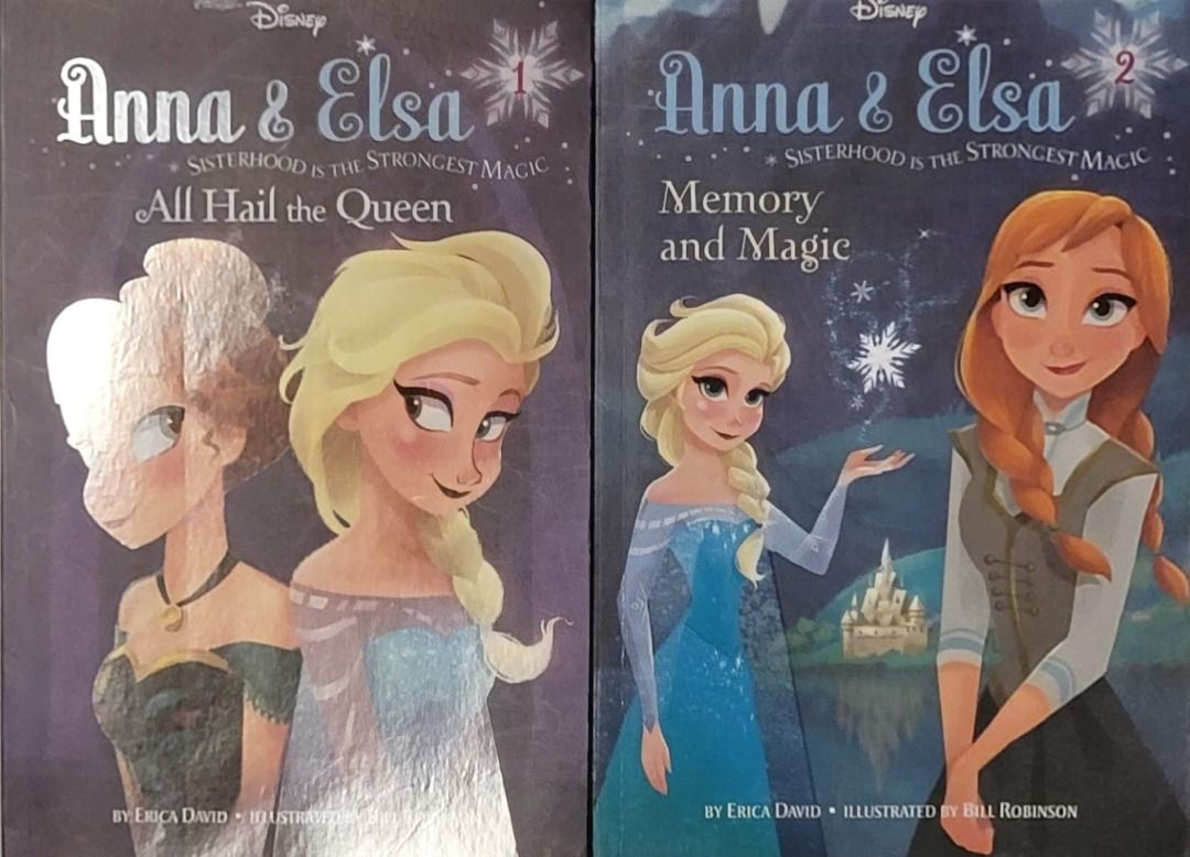 Disney Anna & Elsa Book Series, 興趣及遊戲, 書本 & 文具, 小說 & 故事書 - Carousell