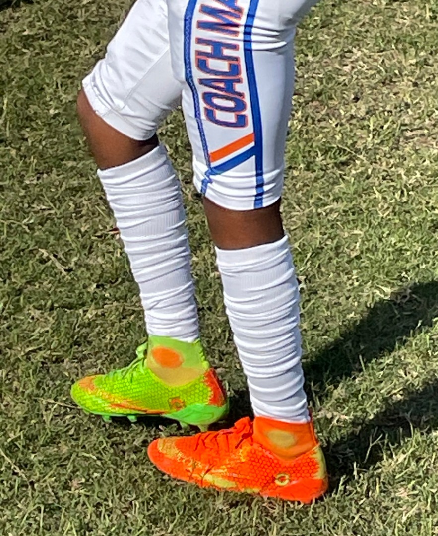 （size xs, s, ) DMAXX WHITE - OBJ Padded - EXTRA Long Scrunchie Football ...