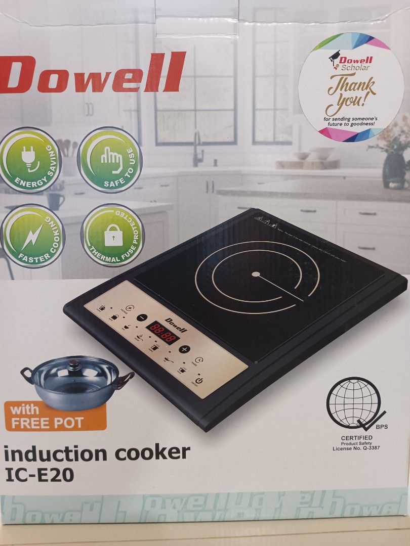 Dowell IC-E20 induction Cooker, TV & Home Appliances, Kitchen ...