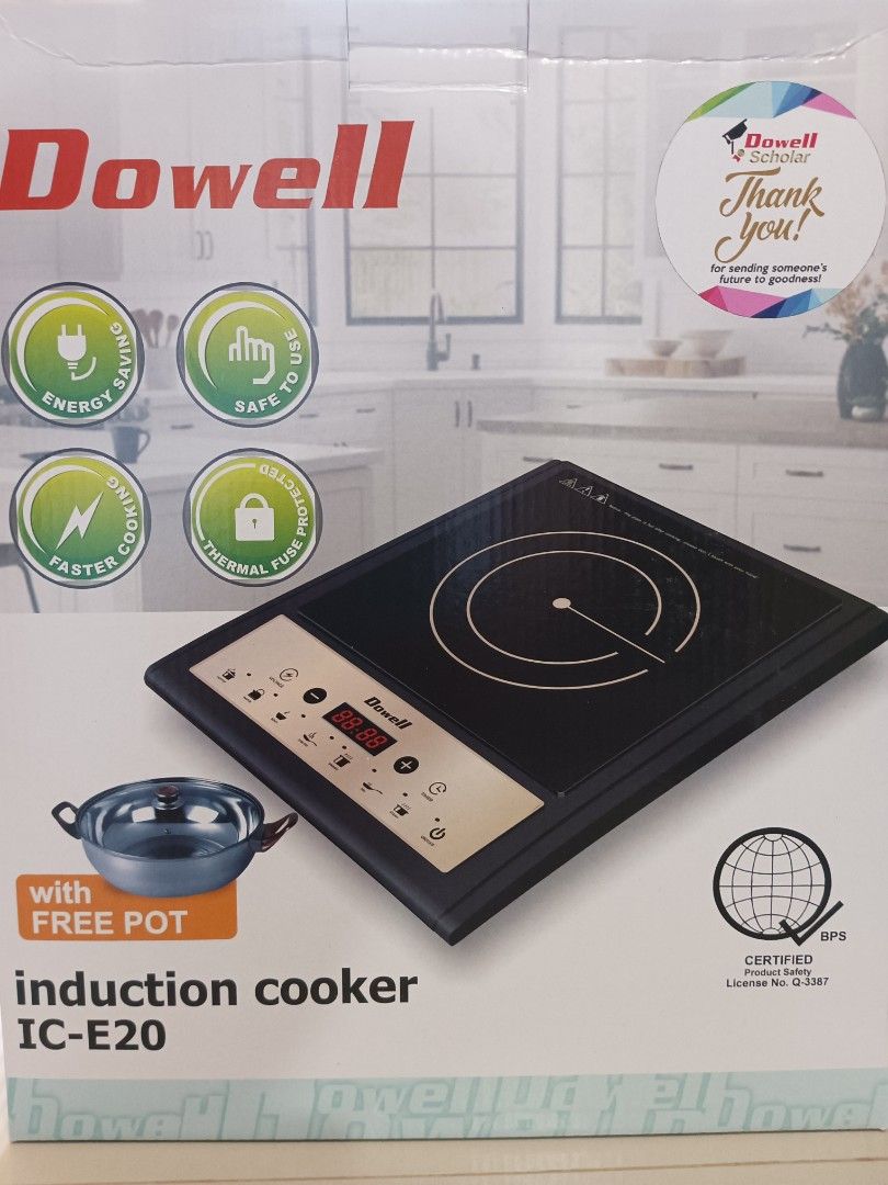 Dowell IC-E20 induction Cooker, TV & Home Appliances, Kitchen ...