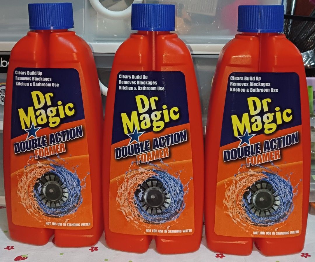 DR. MAGIC KITCHEN AND BATHROOM DOUBLE ACTION FOAMER CLEANER, Furniture ...