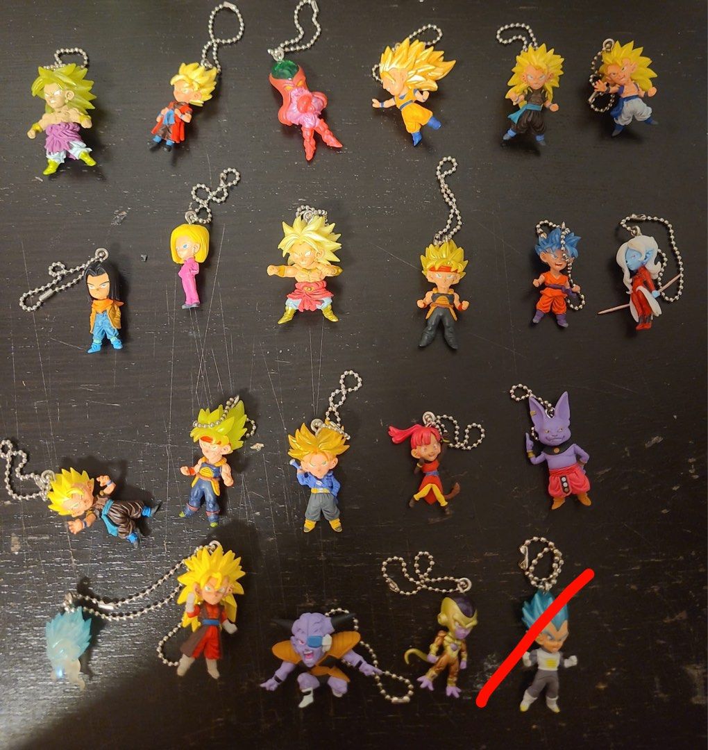 Dragon ball Z keychains, Hobbies & Toys, Toys & Games on Carousell