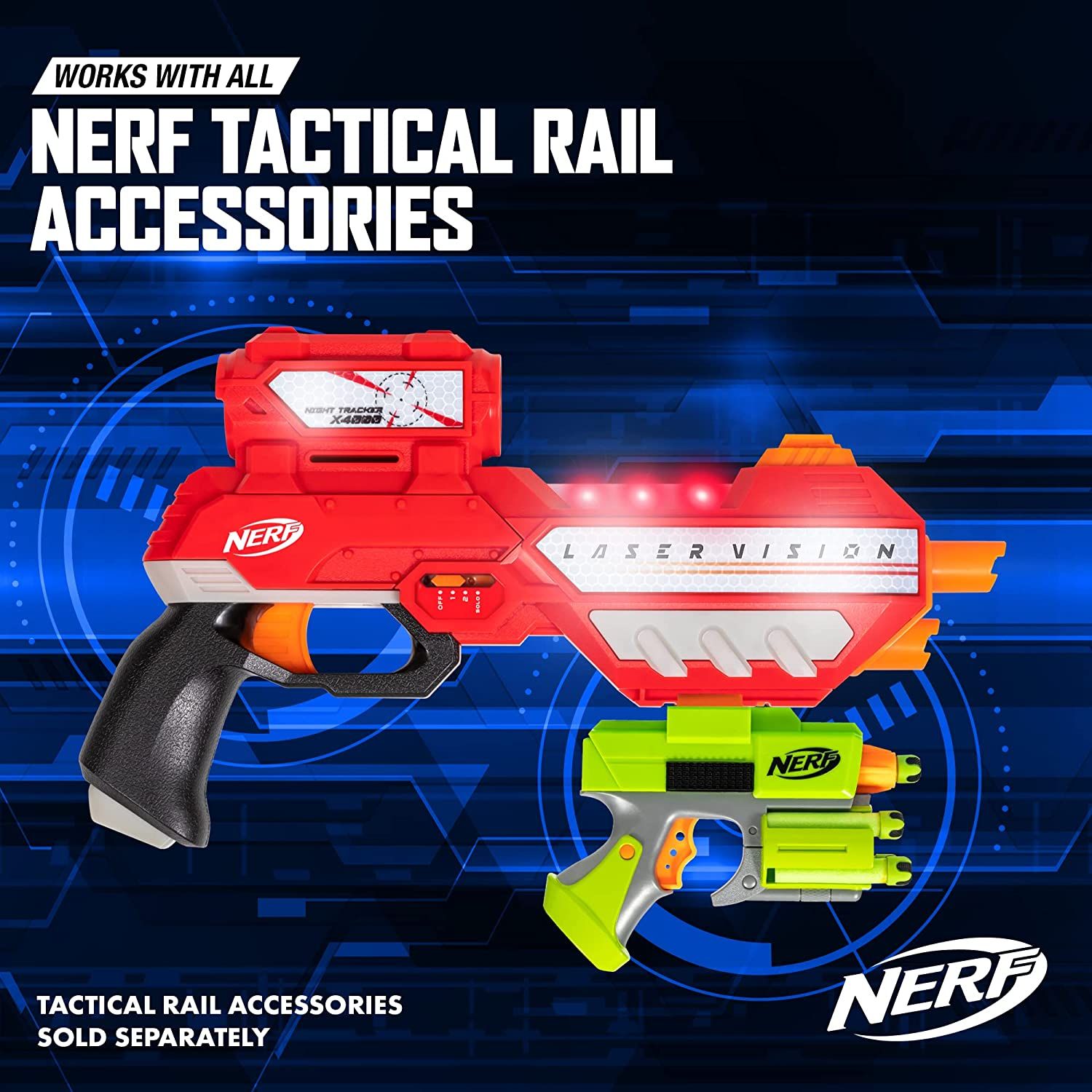 EastPoint Sports NERF Laser Vision 4 Pack Laser Tag Game - Blasters ...