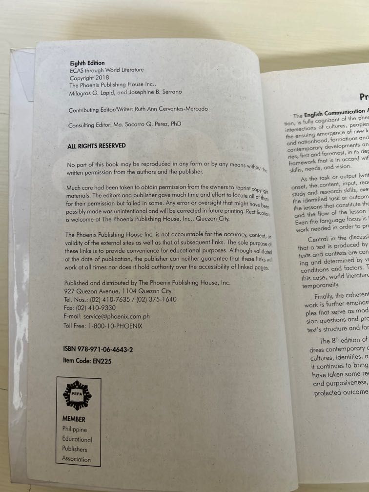 ECAS English Communication Arts and Skills through World Literature by ...