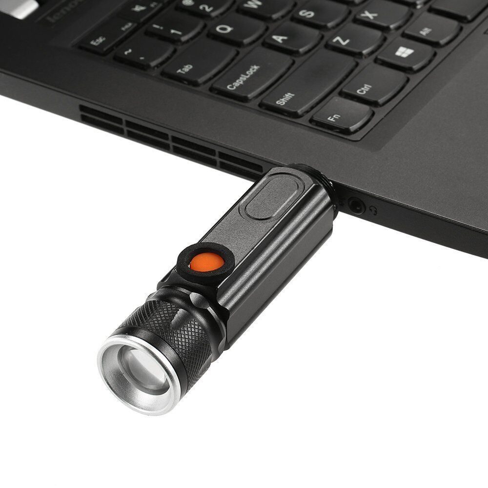 EDC USB Torch Emergency Flash Light Rechargeable, Sports Equipment ...