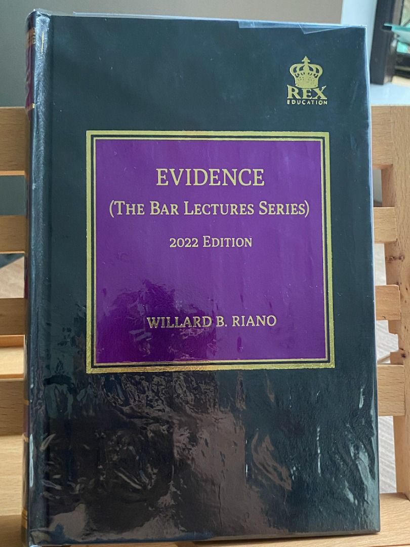 Evidence Riano 2022, Hobbies & Toys, Books & Magazines, Textbooks on ...