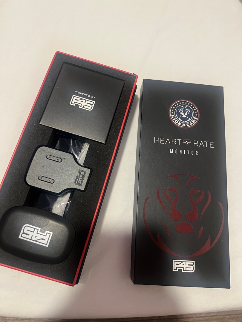F45 lion heart rate monitor, Sports Equipment, Exercise & Fitness ...