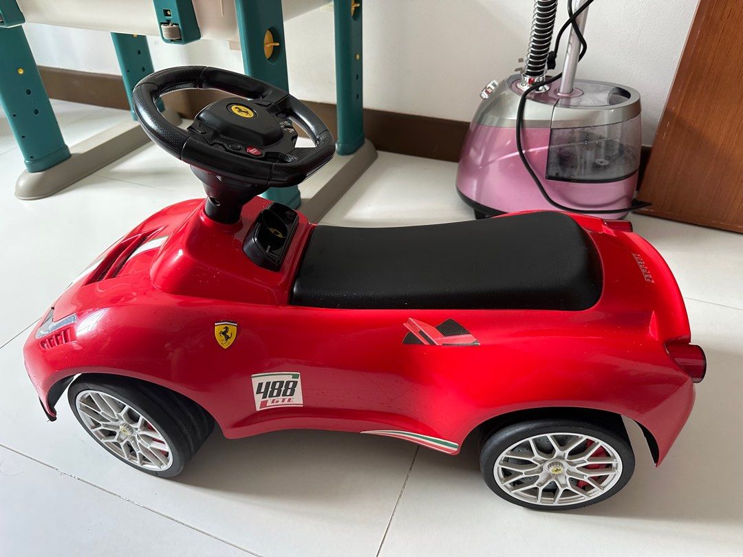 Ferrari 488 GTE Kids Foot to Floor Ride on Car on Carousell