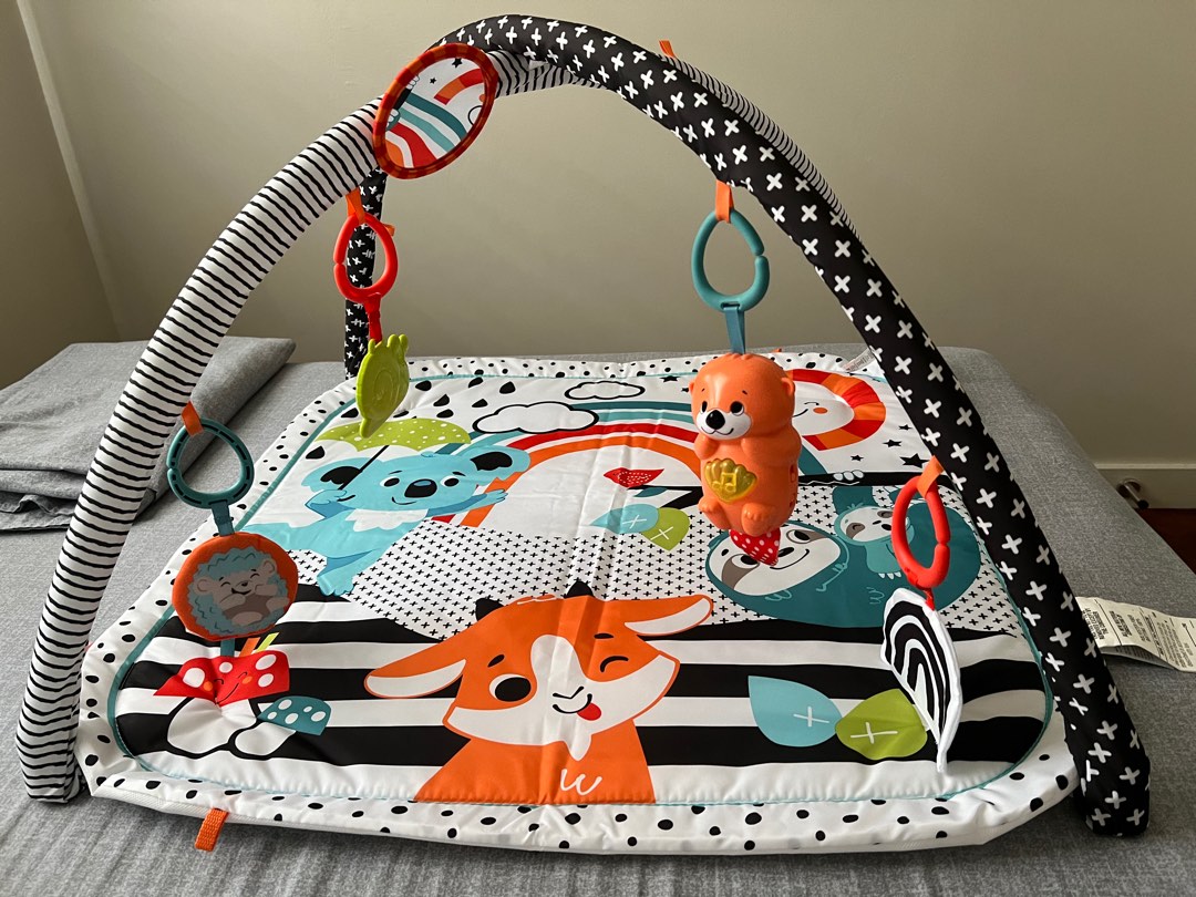 Fisher Price Infant Activity Play Mat 3-in-1 Music Glow and Grow ...