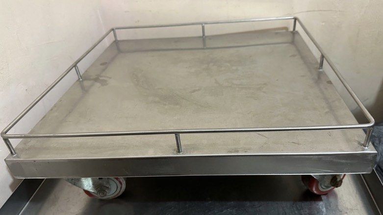 Food stall Stainless Stove table, equipment, Furniture & Home Living ...