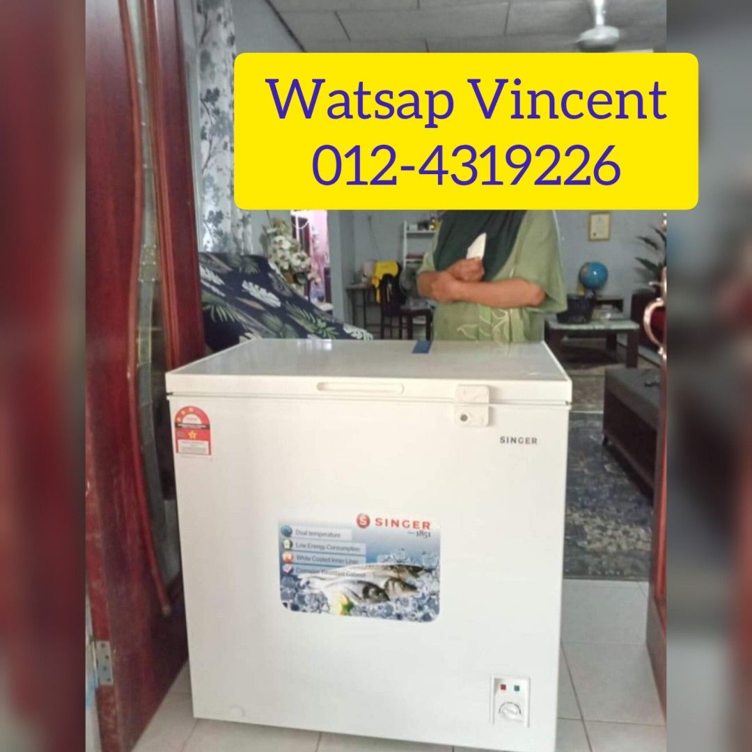 Freezer 320L Ansuran Kedai, TV & Home Appliances, Kitchen Appliances ...