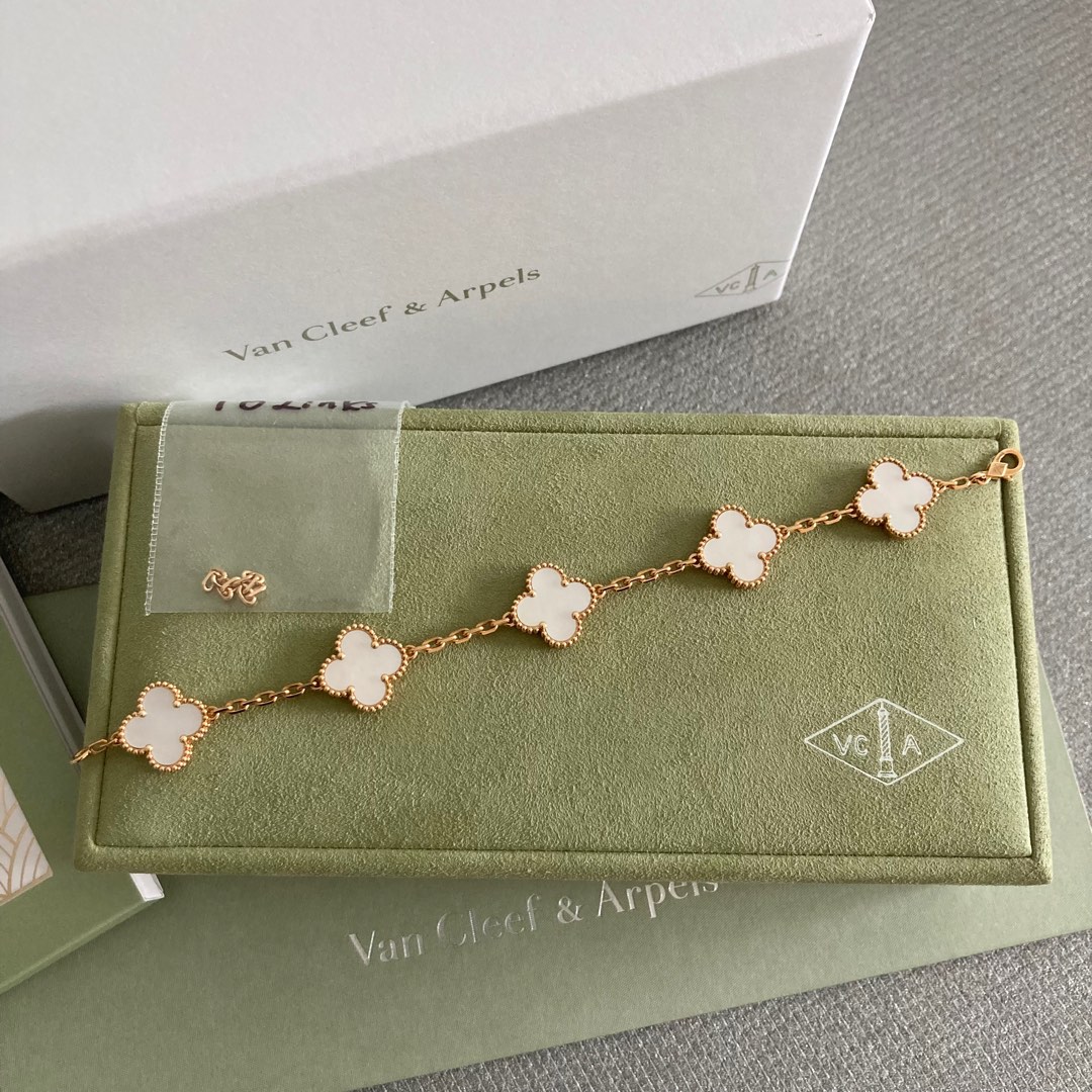 Full set Van Cleef & Arpels Vintage Alhambra Bracelet (VCA), Luxury ...