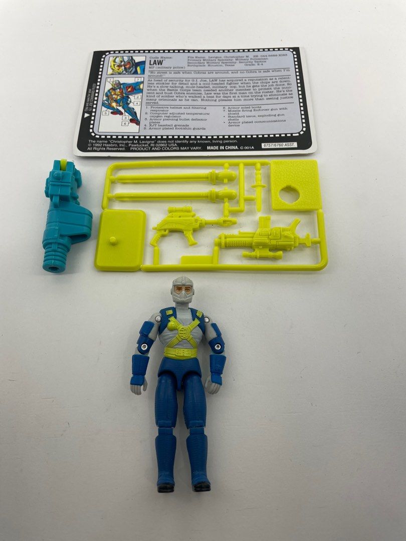 GI Joe Battle Corps LAW Military Police SWAT Shield 1992 Hasbro ...