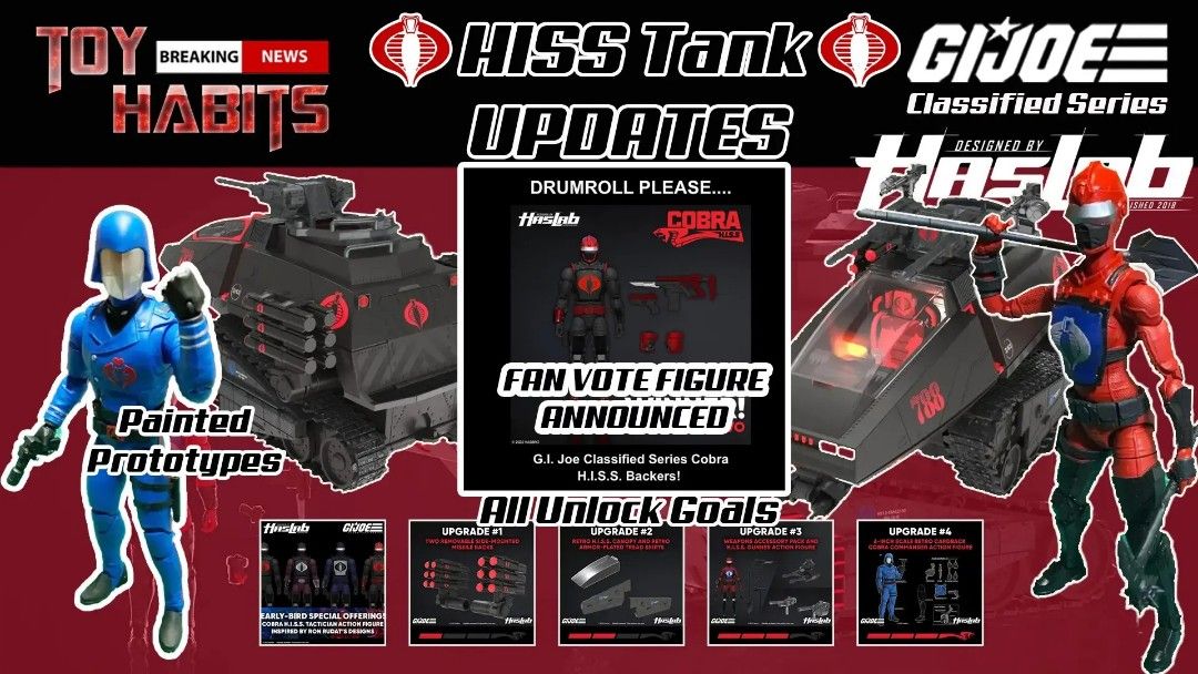 G.I. Joe Classified H.I.S.S. Tank Haslab Exclusive Set, GI Joe, Hobbies ...