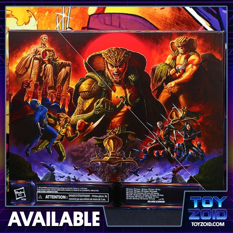 G.I. Joe Classified Serpentor & Air Chariot Vehicle Deluxe Exclusive ...
