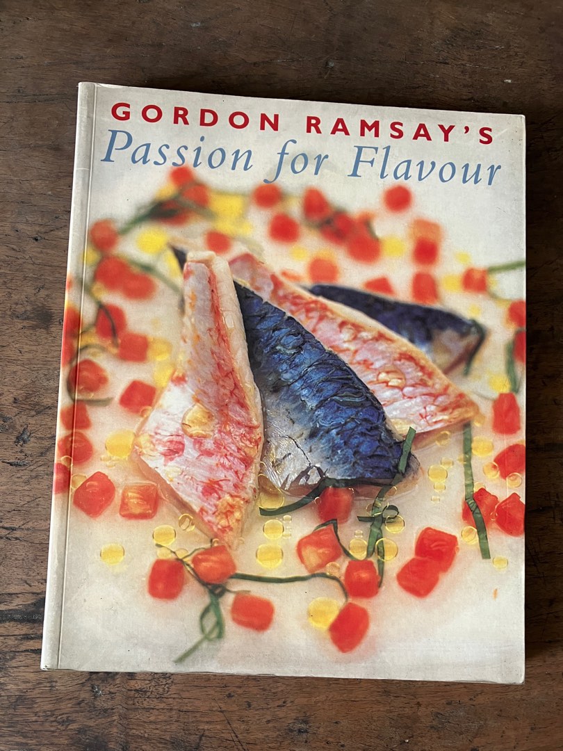 Gordon Ramsay passion for flavour cookbook on Carousell