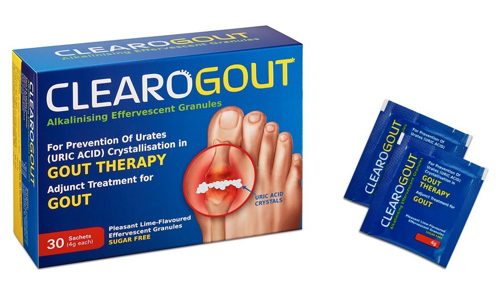 Gout Pain Relief Clearogout 4g gout pain treatment uric acid sugar free ...