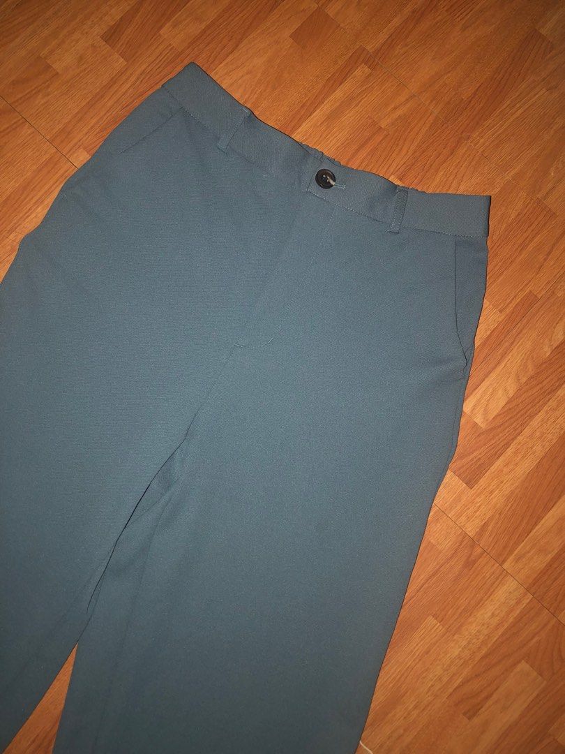 GU by UNIQLO Smart High-rise Straight cut Pants, Women's Fashion ...