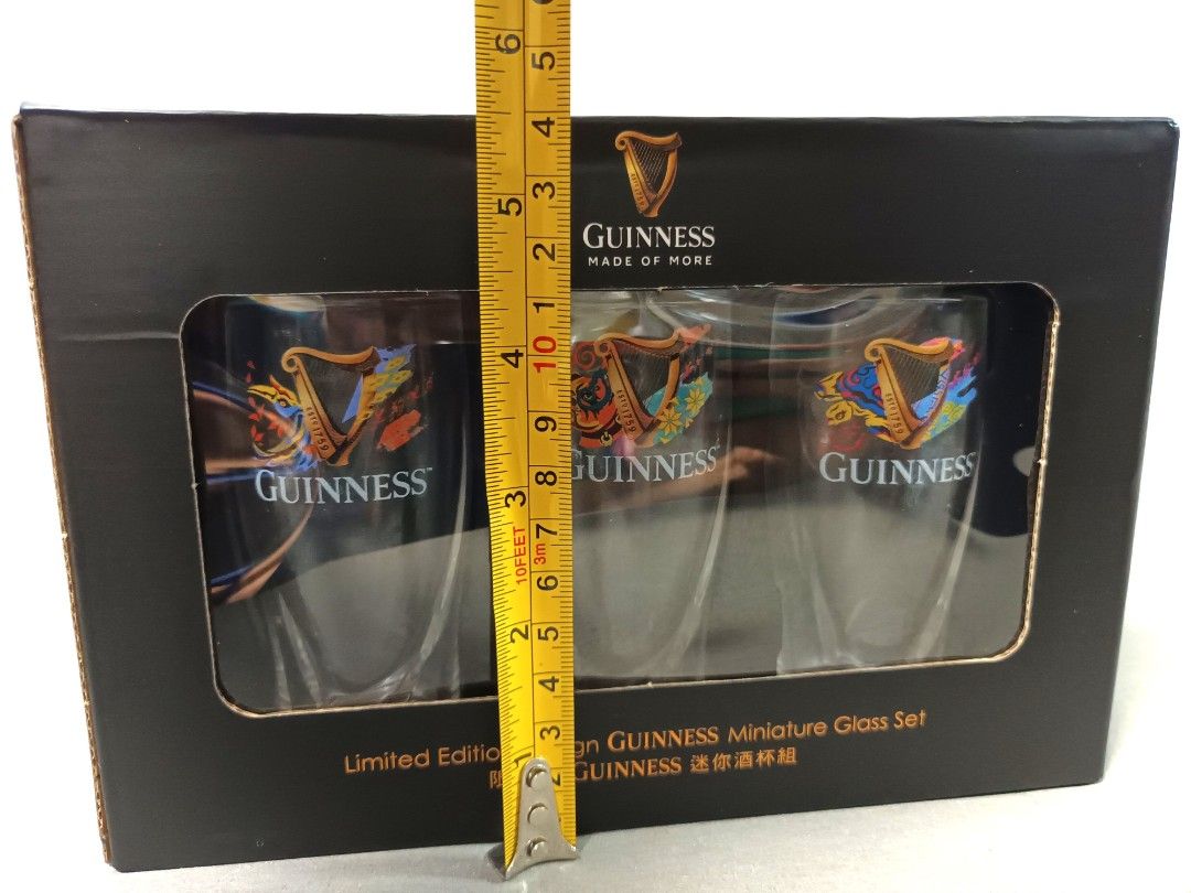 GUINNESS Limited Edition Miniature Glass Set, Hobbies & Toys ...