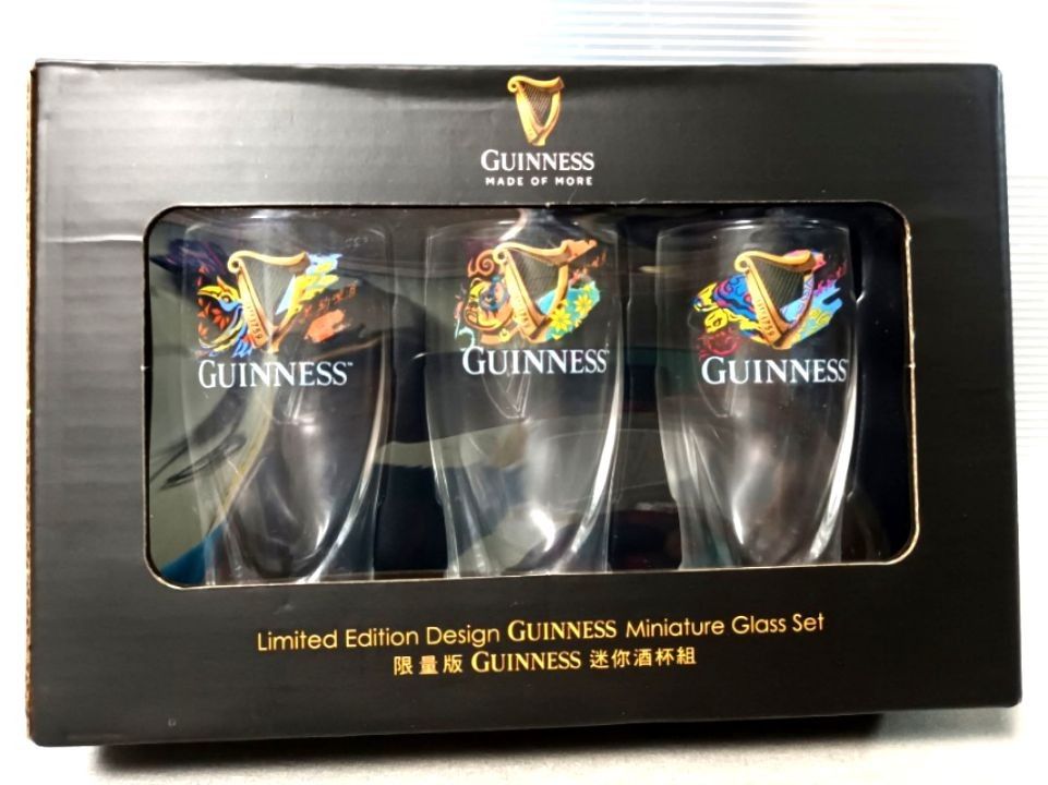 GUINNESS Limited Edition Miniature Glass Set, Hobbies & Toys ...